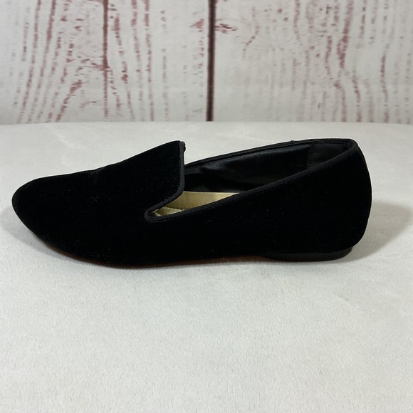Birdies | Shoes | Birdies Starling Black Velvet Loafers Women 75 ...